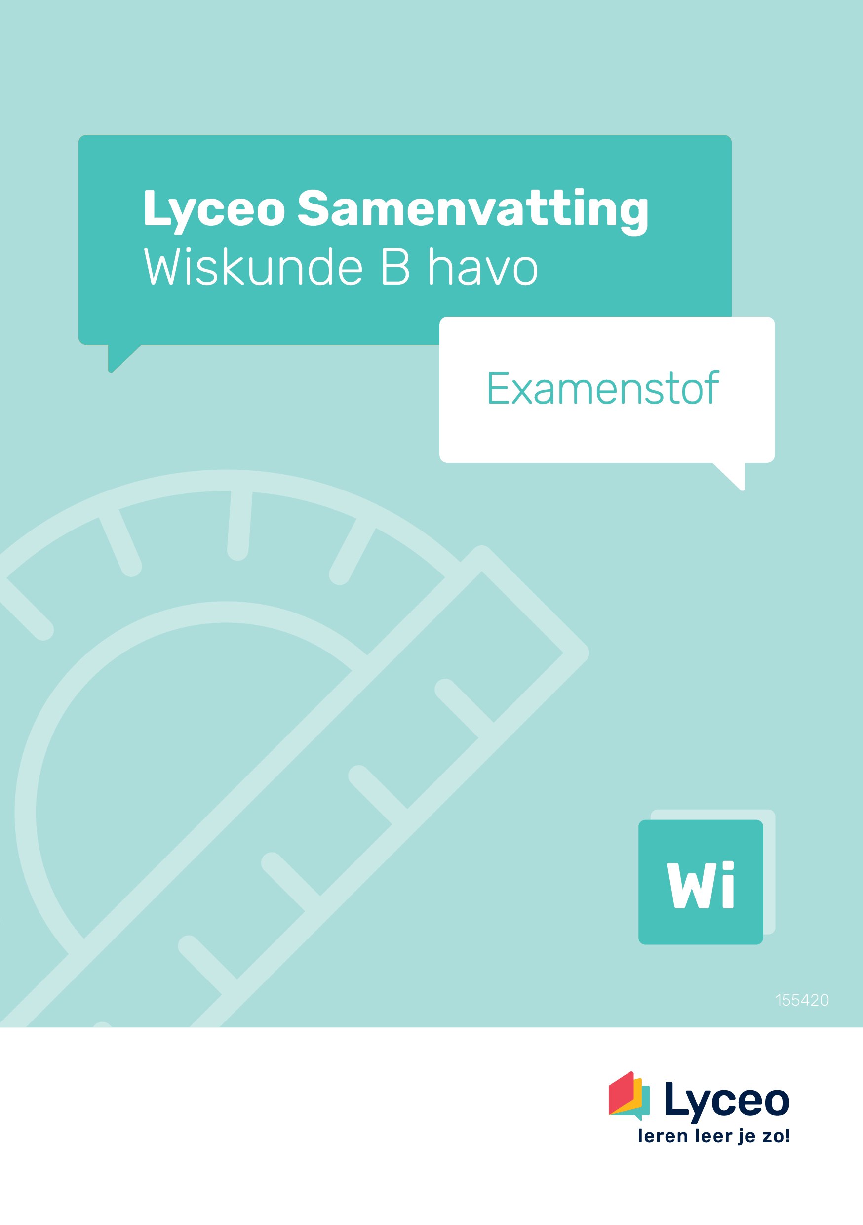 Lyceo Samenvatting - Wiskunde B havo - Bestel online bij Lyceo